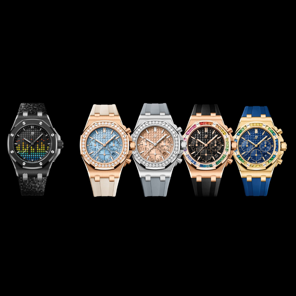 AP launches 5 All-New 37mm Royal Oak Offshore, Gem-Set, Black Ceramic ...
