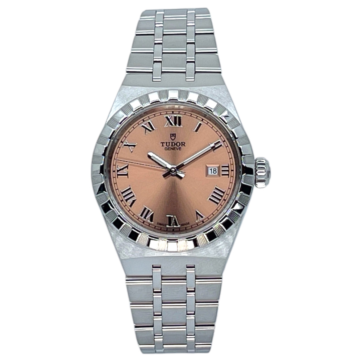 Tudor Royal 28mm 28300-0008 Salmon Roman Dial – Montrez & Co.