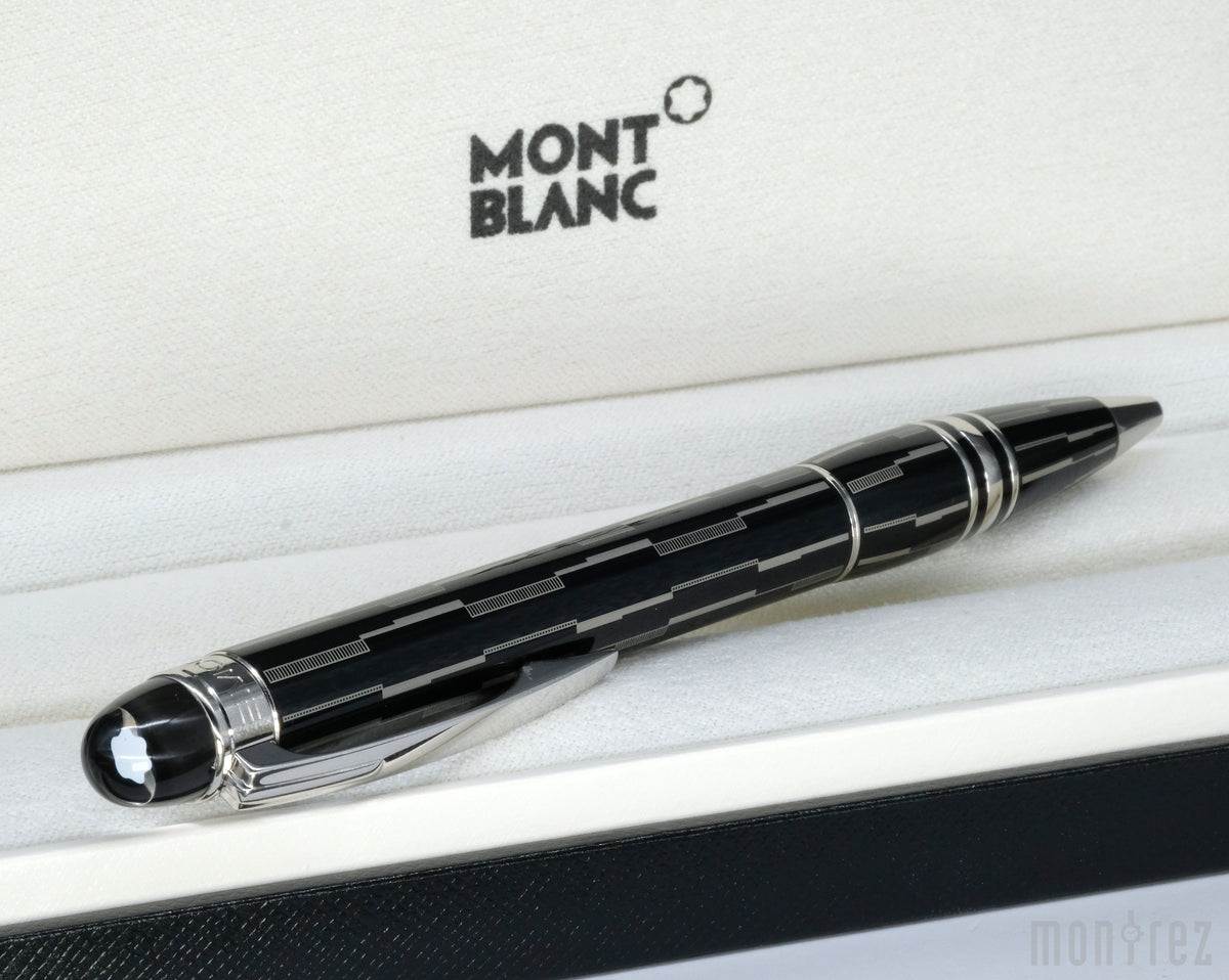 Montblanc Starwalker Black Mystery Lacquer Ballpoint Pen 104227 ...
