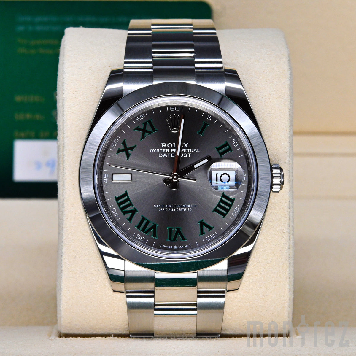 Rolex Datejust 41mm 126300 Slate Roman Dial – Montrez & Co.